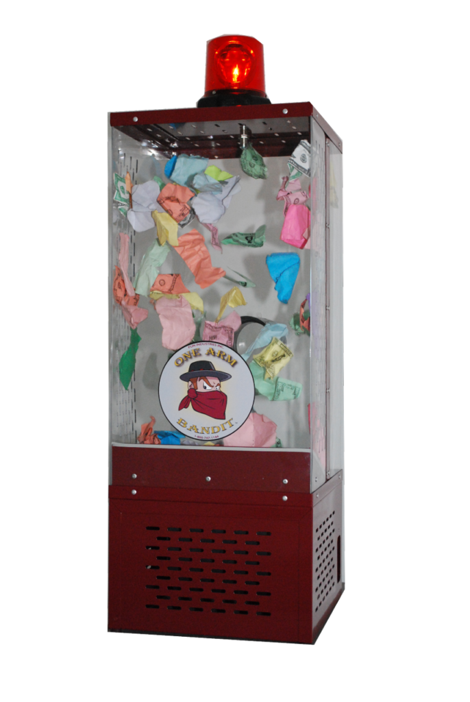 One Arm Money Machine | Tabletop Machine | Portable Blowing