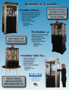 Grabber Money Cash Cube Machine | #1 Portable Blowing Cash