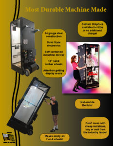 Deluxe Traveler Money Booth Machine | Hardcase | Blow 2 Cash