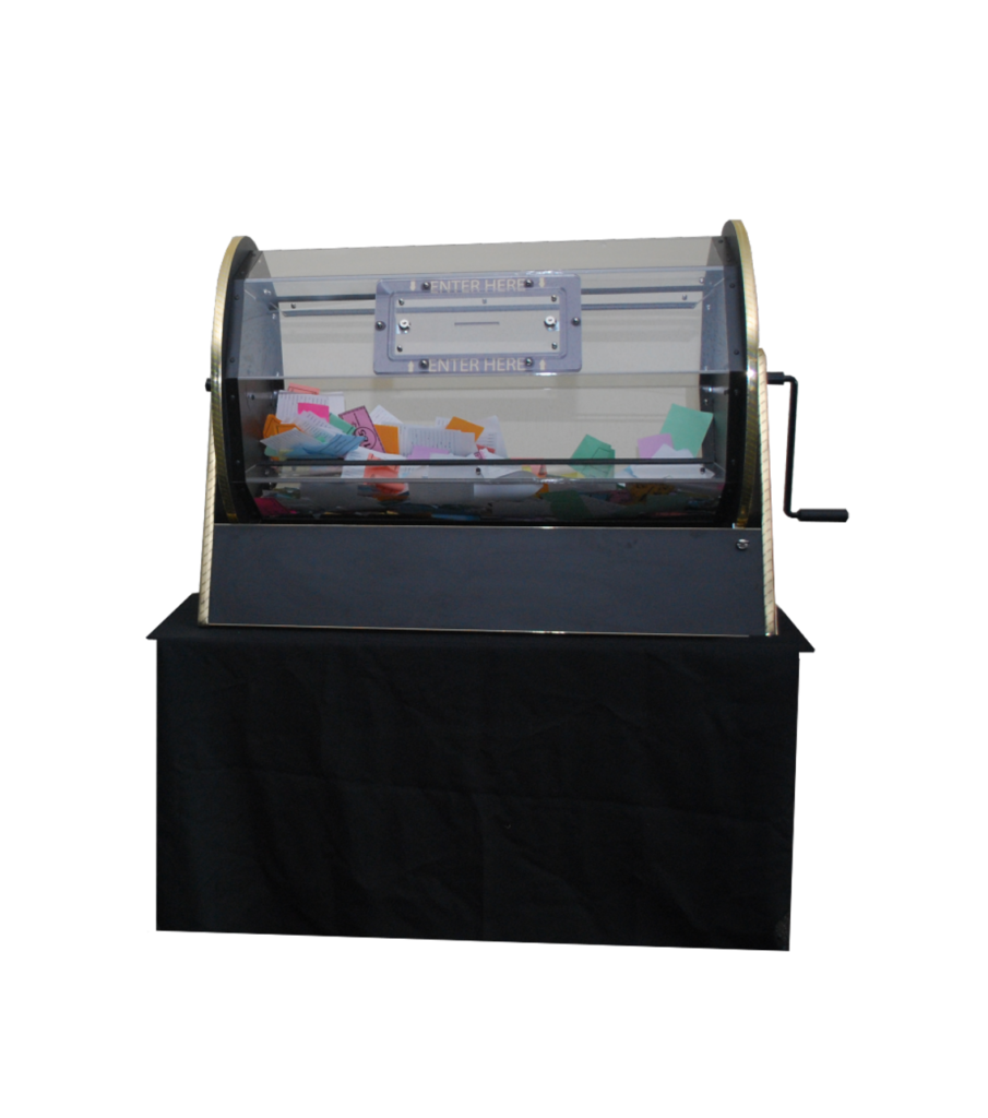 Electric Ticket Tumblers | Spinning Raffle Ticket Drum