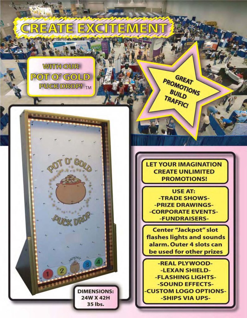 Plinko Pot O'Gold Puck Drop | Plinko Board Game